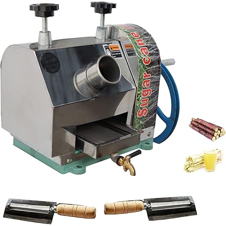 Amazon.com: Sugar Cane Mill Manual Juicer Extractor Hand Crank 3 rolls ...