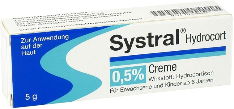 SYSTRAL Hydrocort 0,5% Creme 5 g : Amazon.de: Drogerie & Körperpflege