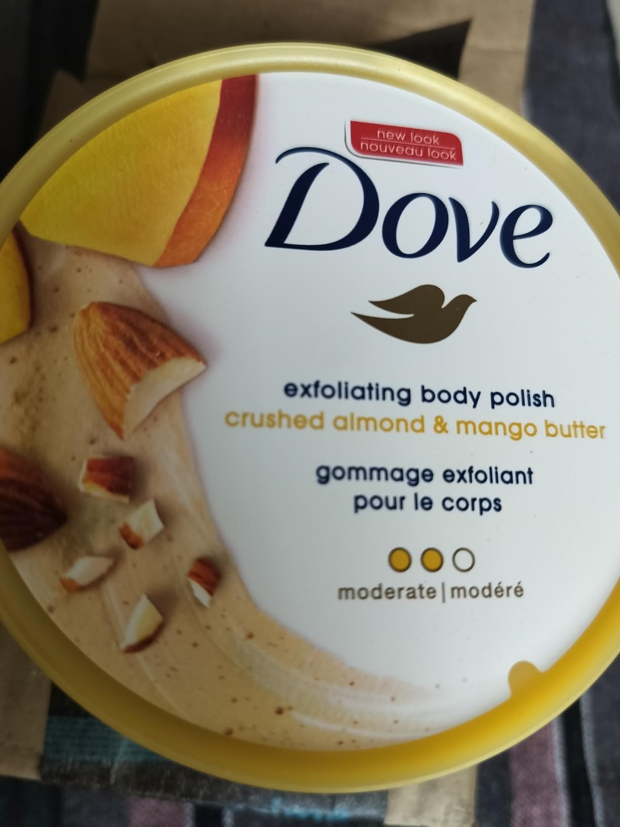 Buy Dove Exfoliating Body Polish Scrub for Dry Skin with Crushed Almond ...