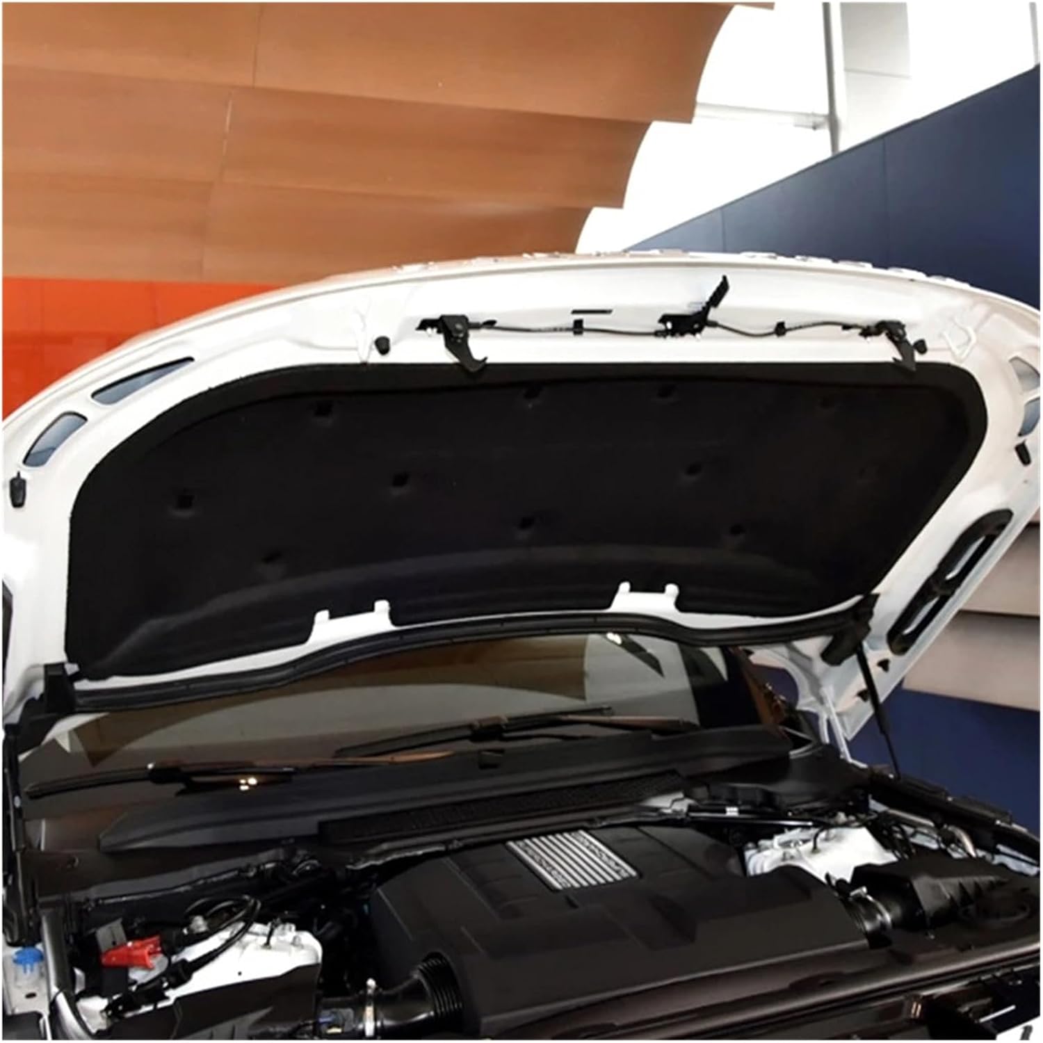 Amazon.com: JaLch Car Heat Sound Insulation Cotton Front Hood Engine ...