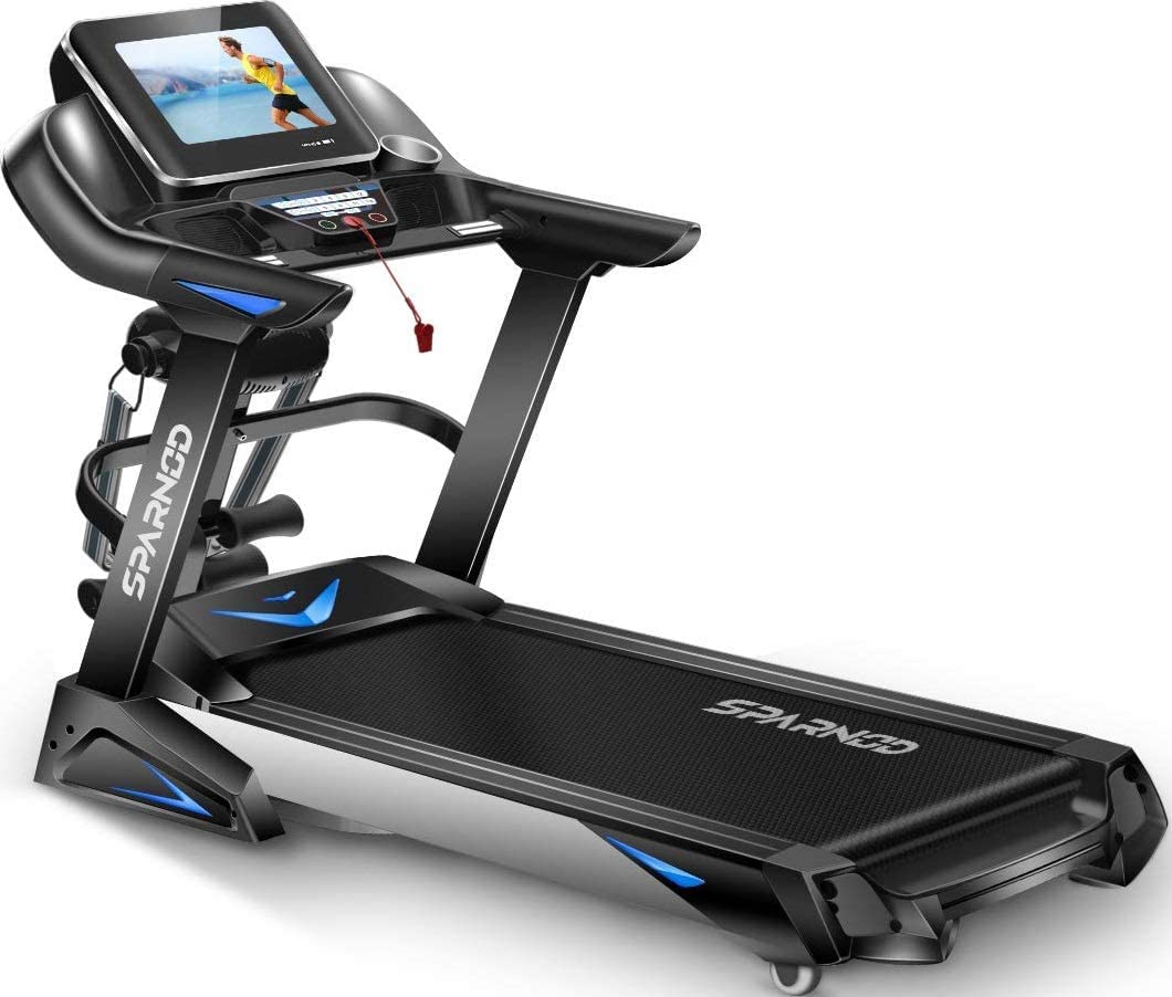 Buy Sparnod Fitness STH-6000 (6 HP Peak) Automatic Treadmill (Free ...