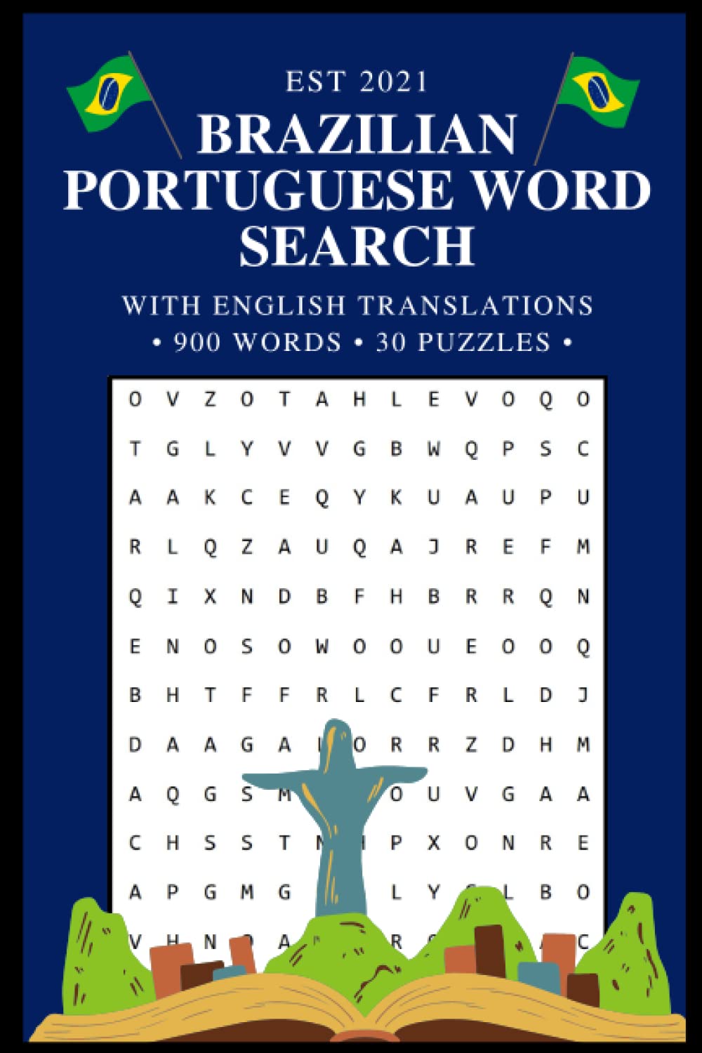 Buy Brazilian Portuguese Word Search With English Translation - Large ...