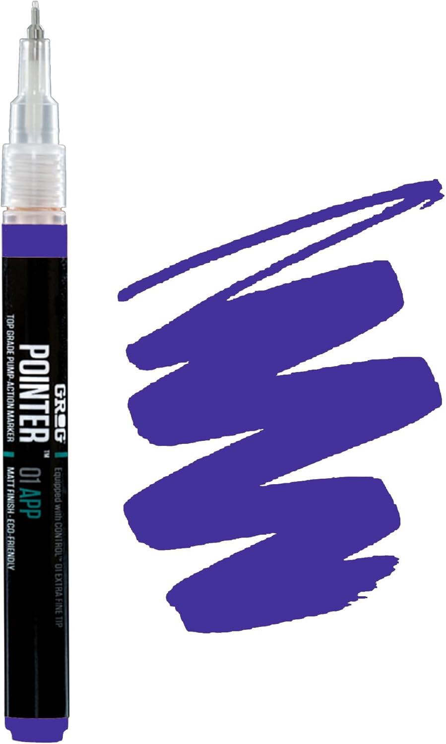 Amazon.com : Grog Pointer 01 APP Marker 1mm, Multi Color Aqua Pro Paint ...