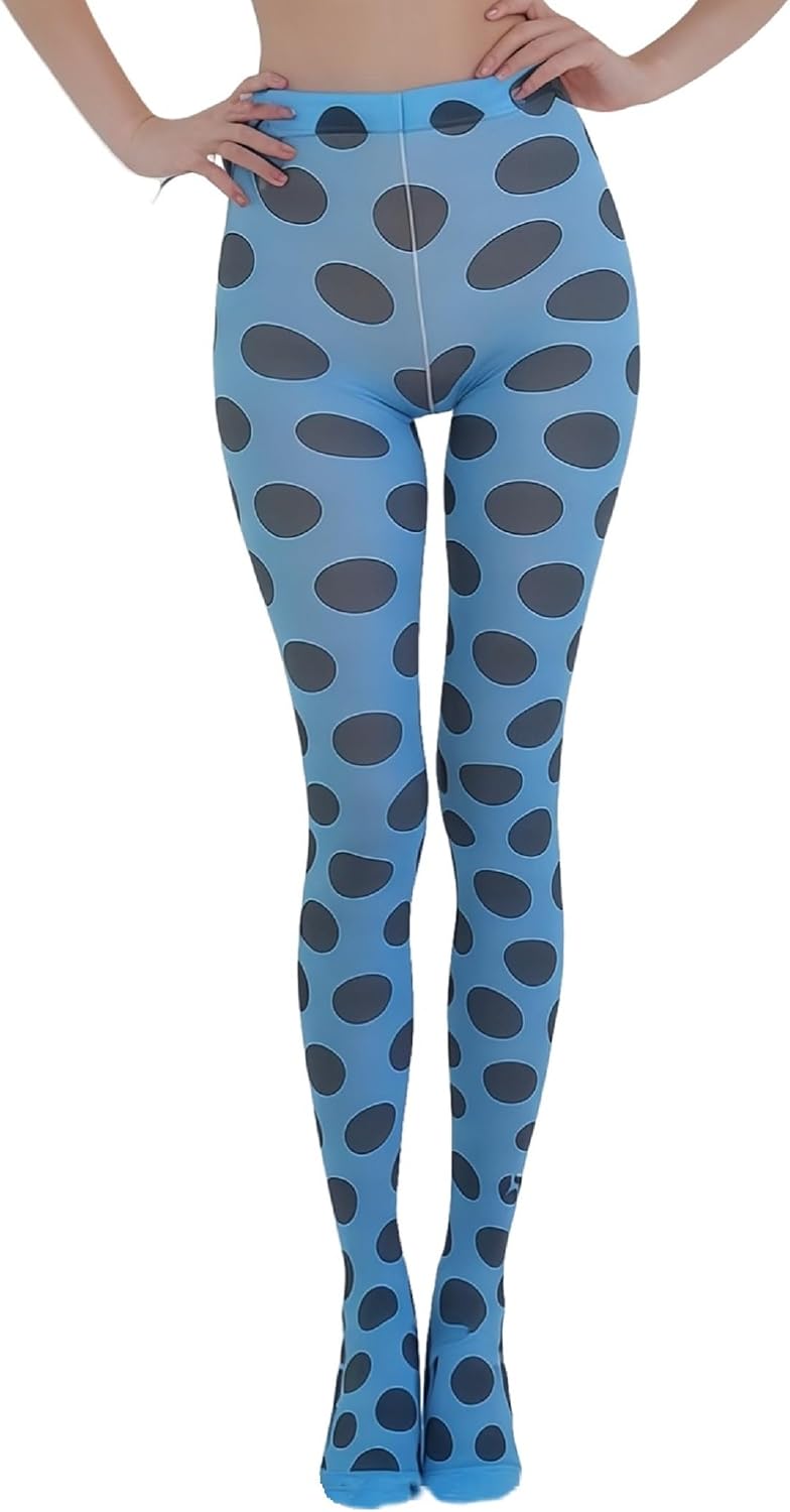 Adoeren Women Colorful Tights Funky Patterned Swirl Polka Dot Print ...