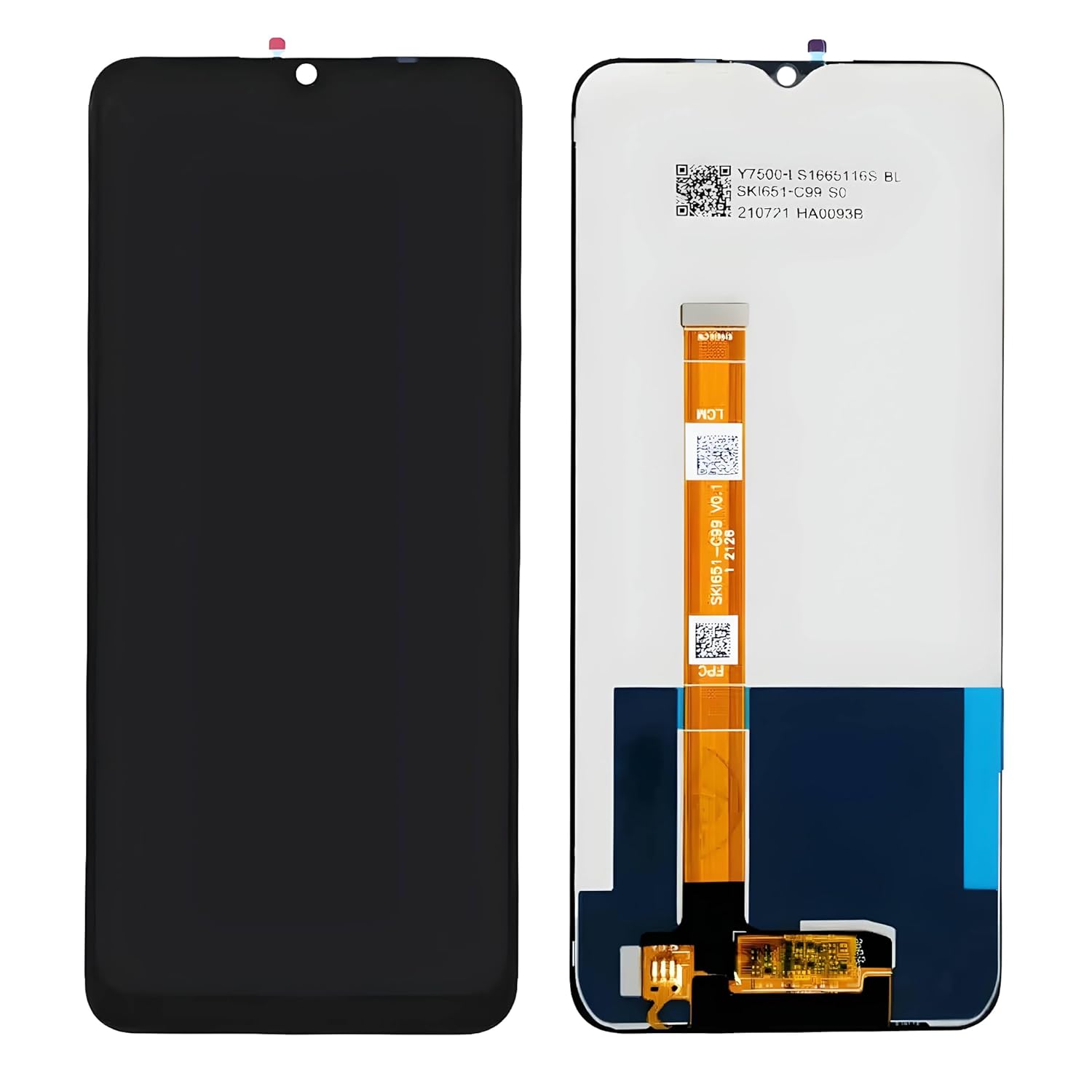 Compatible for Realme C21Y CareOG Display+Touch Screen Combo Folder ...