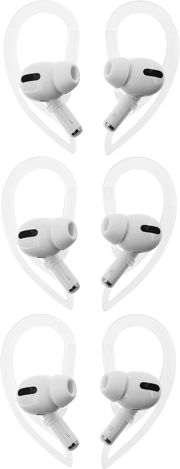 Amazon.com: ALXCD Ear Hooks Replacement for Air Pods Pro, Anti-Slip ...