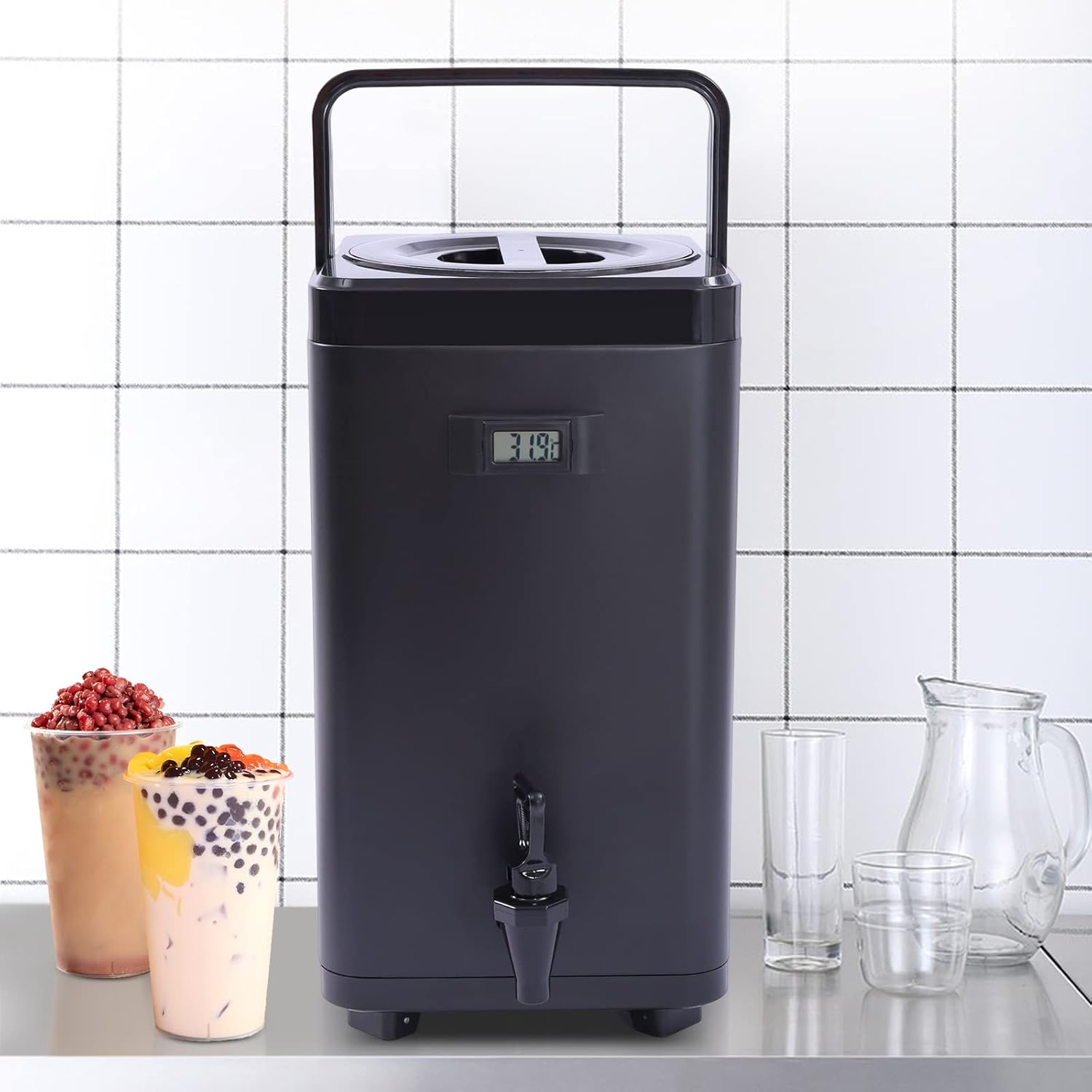 Amazon.com | 12L/3.17Gal Insulated Beverage Dispenser 304 Stainless ...