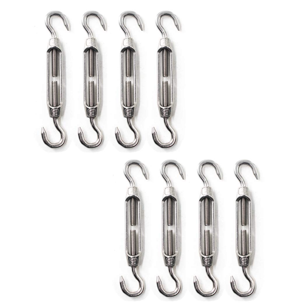 Snapklik.com : M5 Turnbuckle 304 Stainless Steel Turnbuckle Hook And Hook Turnbuckle Wire Rope ...