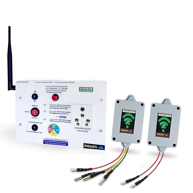Swarn Jal (Model : WL-A-SM-DRP) Wireless Fully Automatic Water Level ...