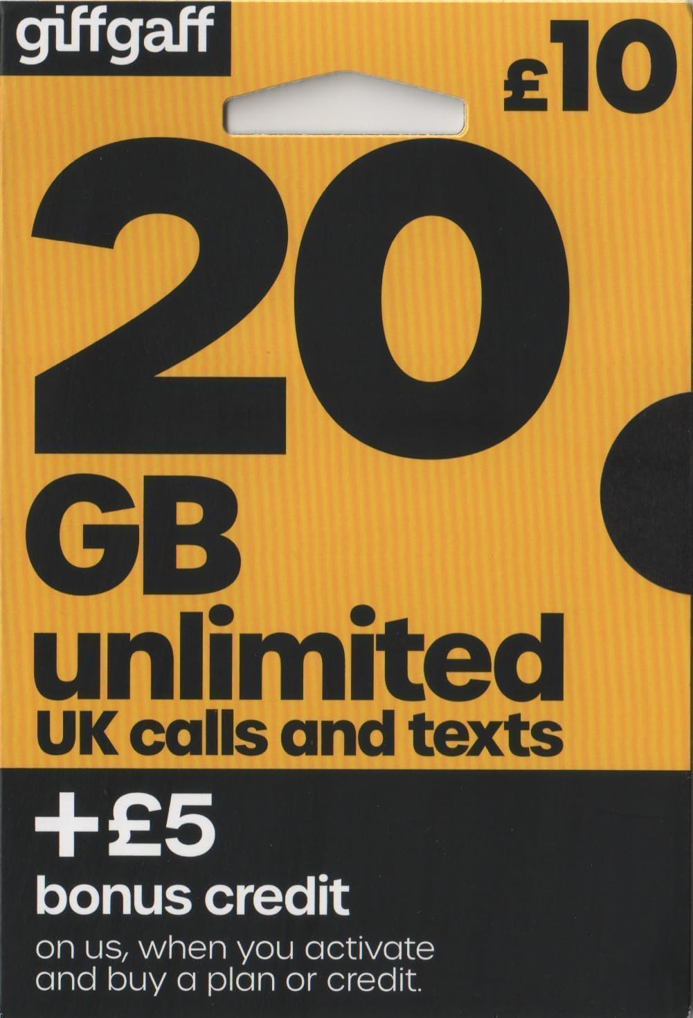 giffgaff O2 4G Multi Sim Card For PAYG - UNLIMITED CALLS, TEXTS & DATA ...