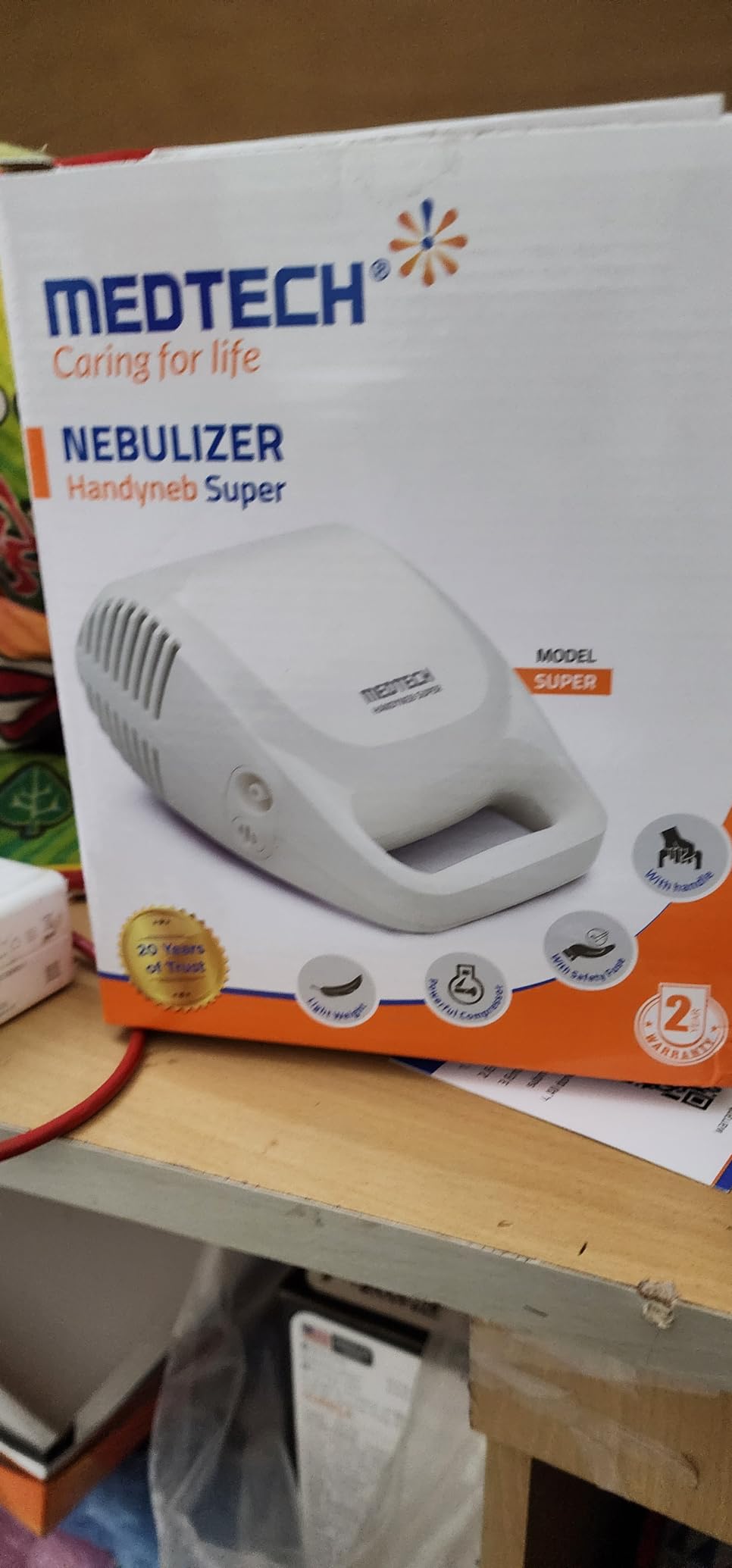 MEDTECH Handyneb Super Ultra Compact and Low Noise Compressor Nebulizer ...