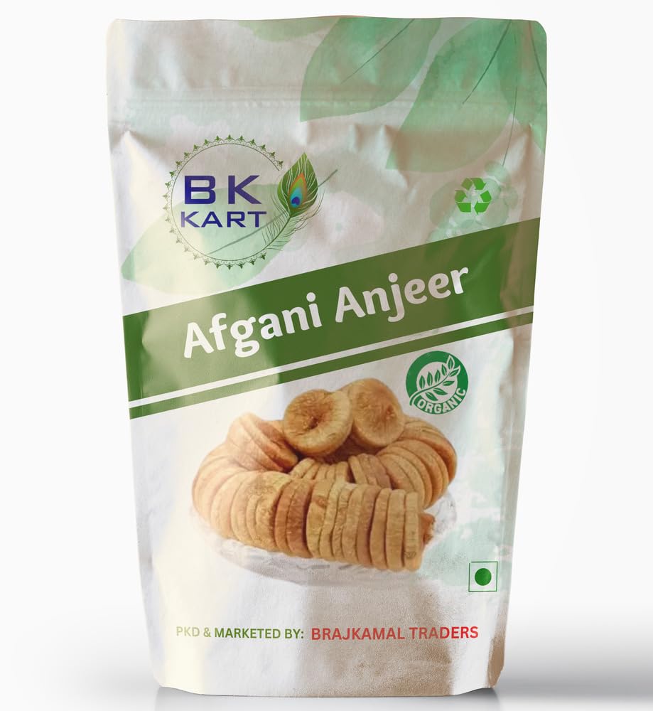 BK KART Premium Organic Afghani Anjeer | Dried Figs | Soft Anjeer ...