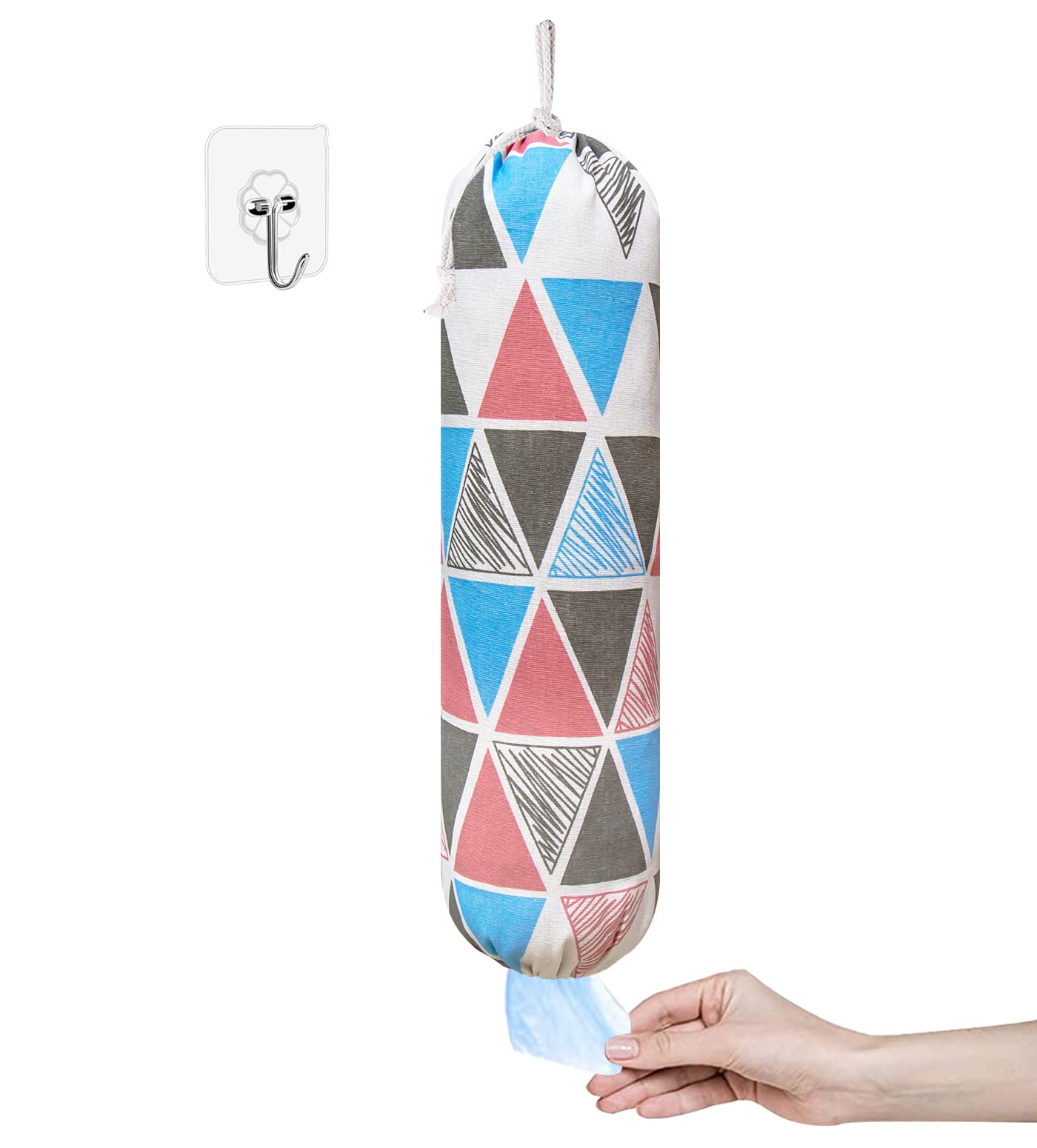 Amazon.com: Plastic Bag Holder, Wall Mount Plastic Bag Organizer ...