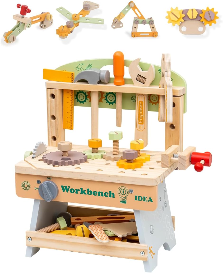 Amazon.com: Kids Tool Bench, Toddler Tool Bench Pretend Play Toys ...
