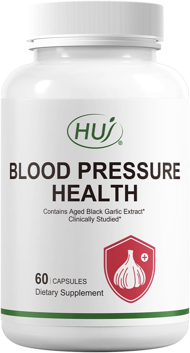 Amazon.com: HUJ Blood Pressure Health Supplement, Plant-Based Formula ...