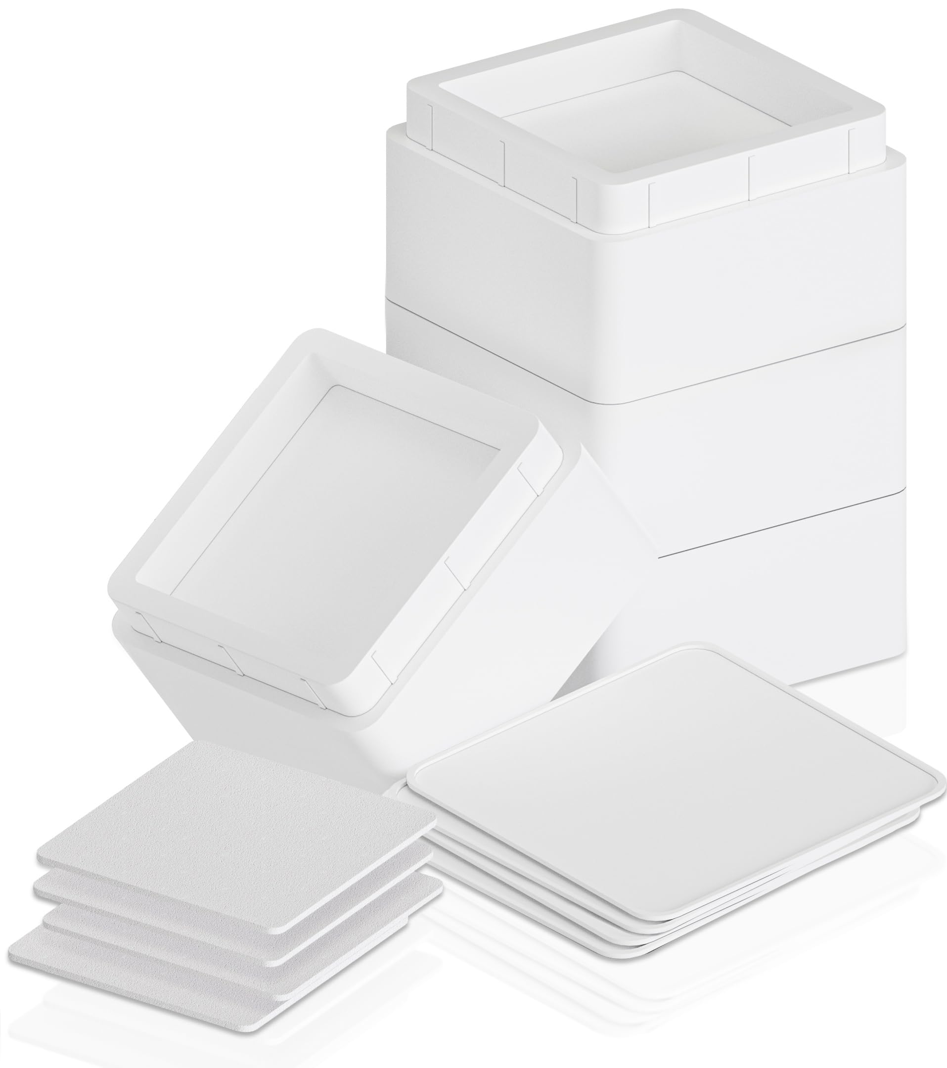 Amazon.com: Utopia Bedding Bed Risers 2 Inch - Pack of 4 - Adjustable ...