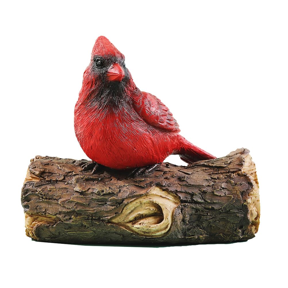 Amazon.com: Scicalife Cardinal Figurine Red Christmas Cardinals Sitting ...
