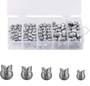 FOLANDO 100 PCS Small Fishing Weights, Fishing Split Weights Sea ...