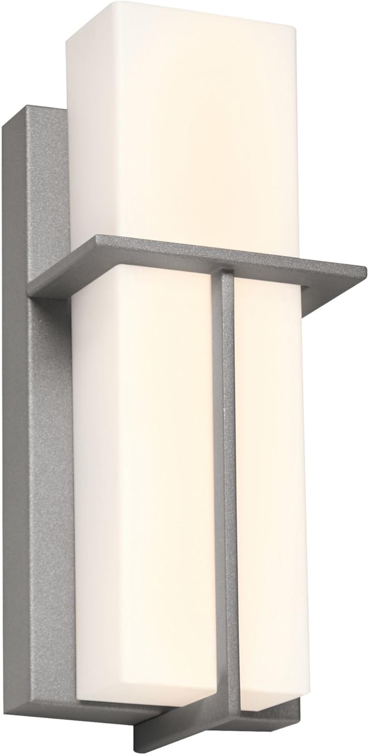 Philips Forecast 190268864 Loft Wall Light, Textured Silver - Wall ...