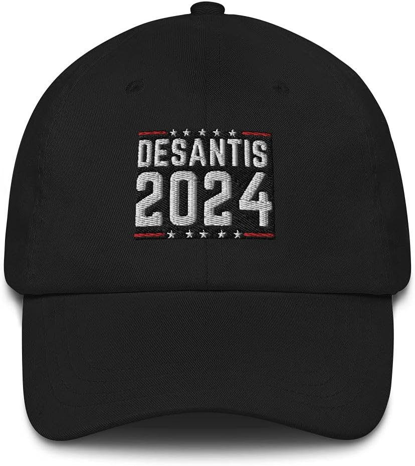 Desantis for President Cap (Embroidered Dad Hat) 2024 Republican Black ...