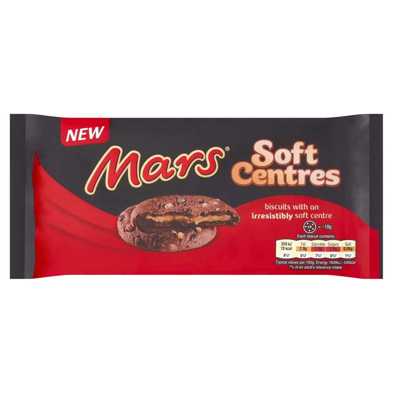 Amazon.com: Mars Soft Centers Chocolate Cookies 144g (Case of 8 ...