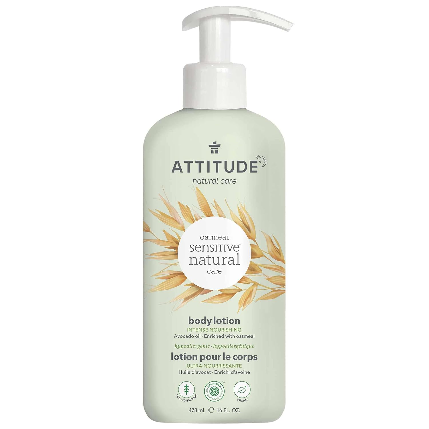 Amazon.com : ATTITUDE Intense Nourishing Body Lotion for Sensitive Skin ...