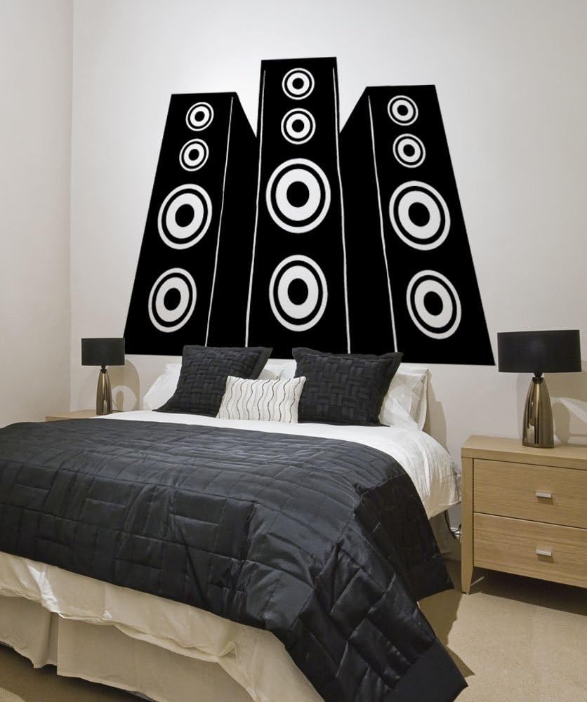 Amazon.com: Stickerbrand Vinyl Wall Decal Sticker Speakers OS_MB898B ...