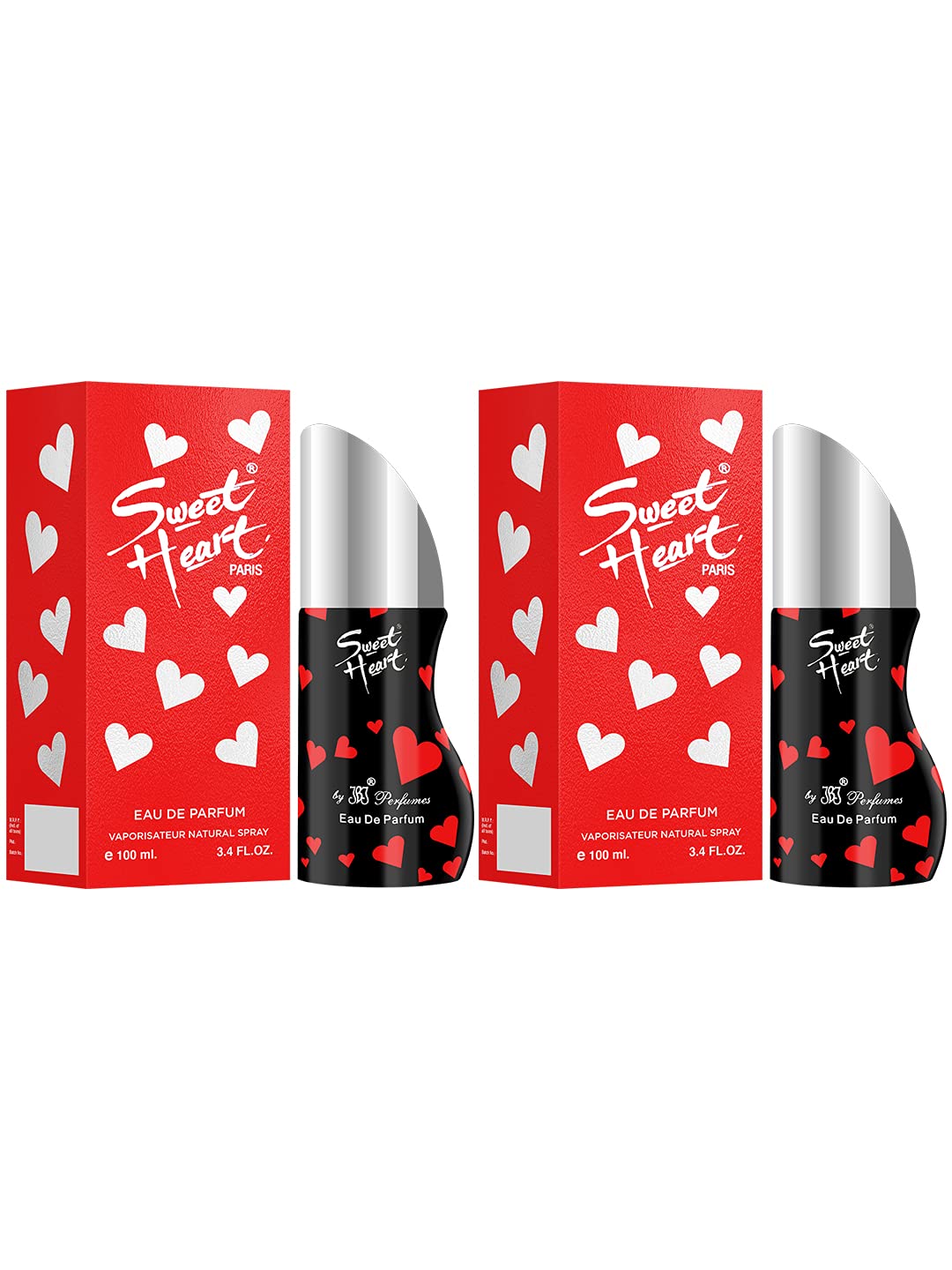 Buy Sweetheart Red Long Lasting Imported Eau De Perfume, 100ml (Pack of ...