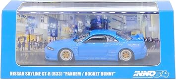 Amazon.com: Inno Models Skyline GT-R (R33) RHD (Right Hand Drive) Blue ...