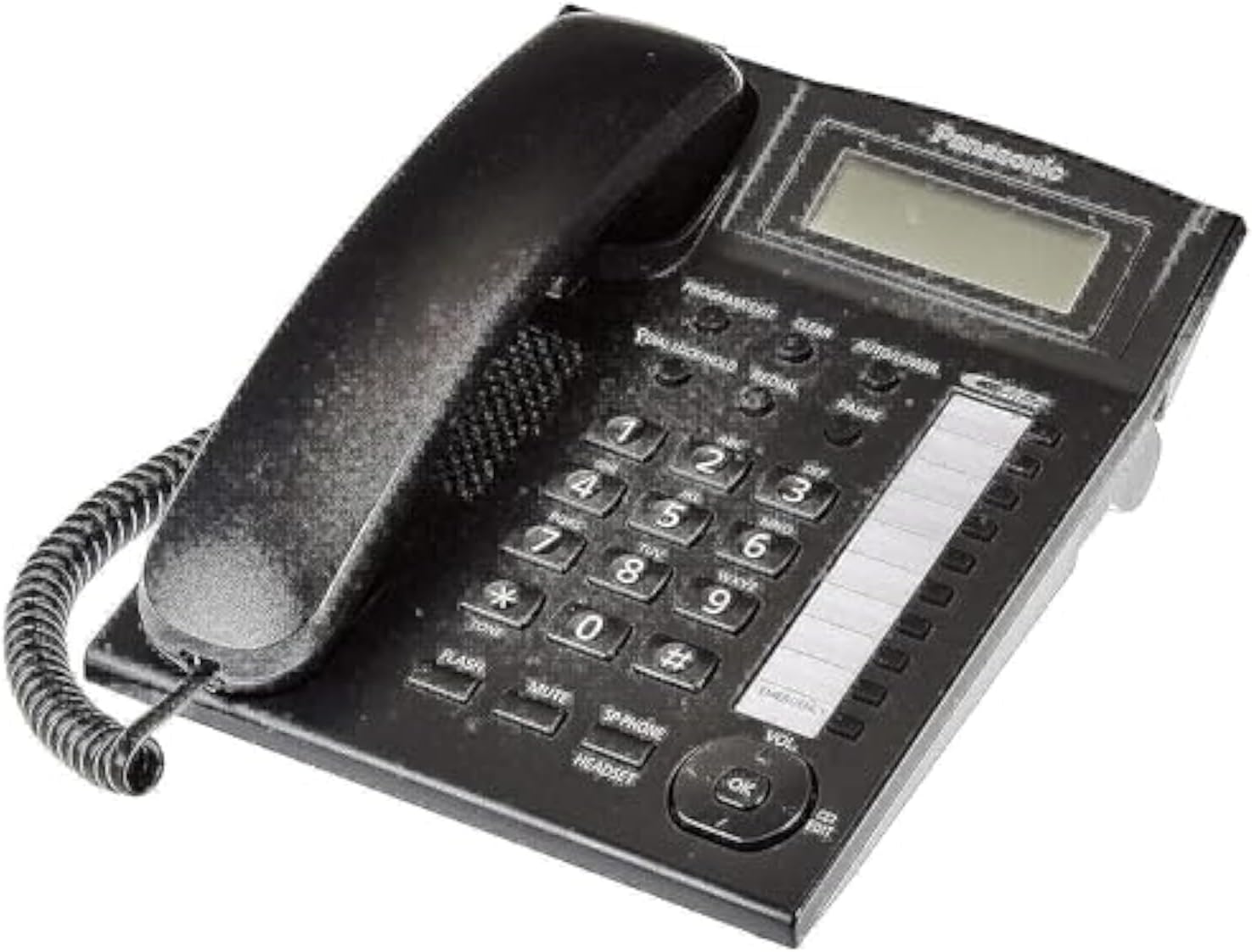 Panasonic KX-TS880 Integrated Corded Telephone, Black: Buy Online at ...