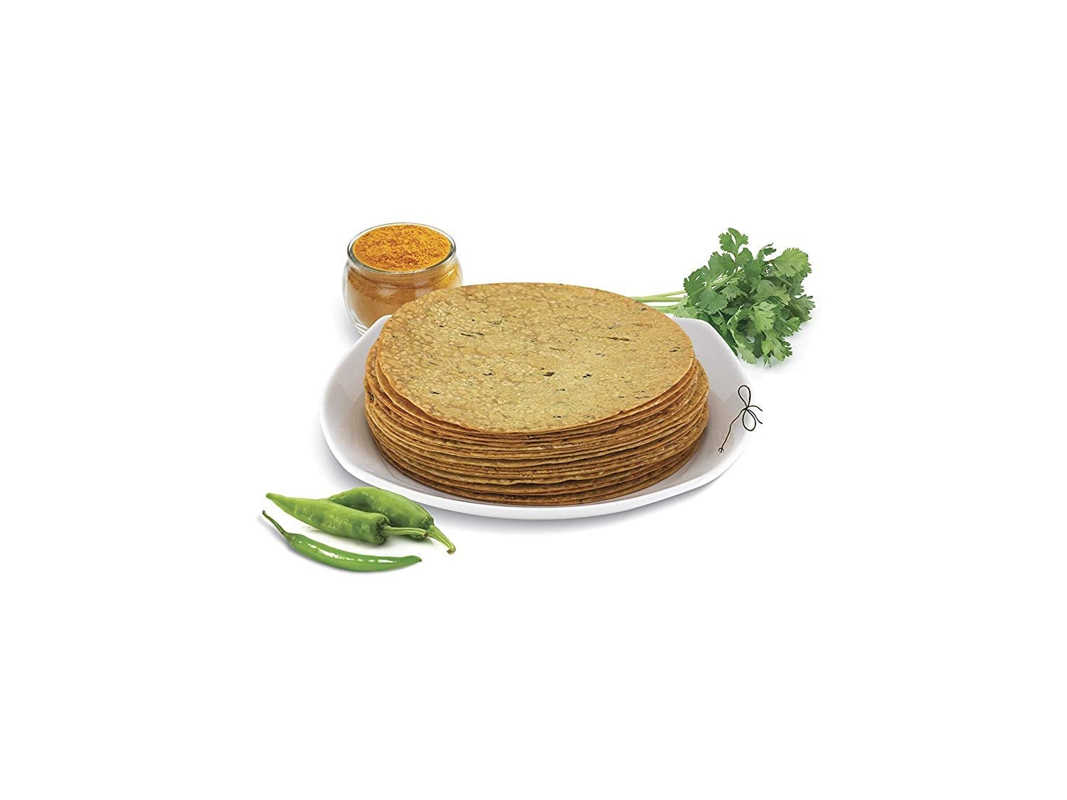 Plain Khakhra Crispy Roasted Diet-Friendly Ready to Eat Gujarati Snack ...
