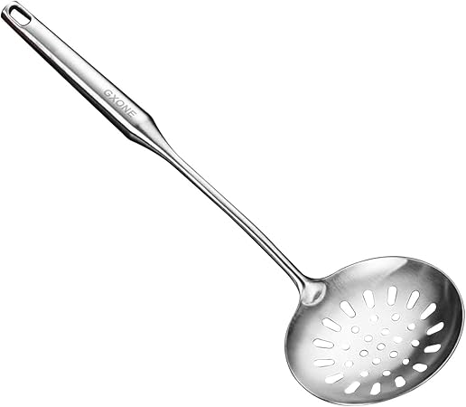 Amazon.com: Skimmer Slotted Spoon,304 Stainless Steel Slotted Spoon ...