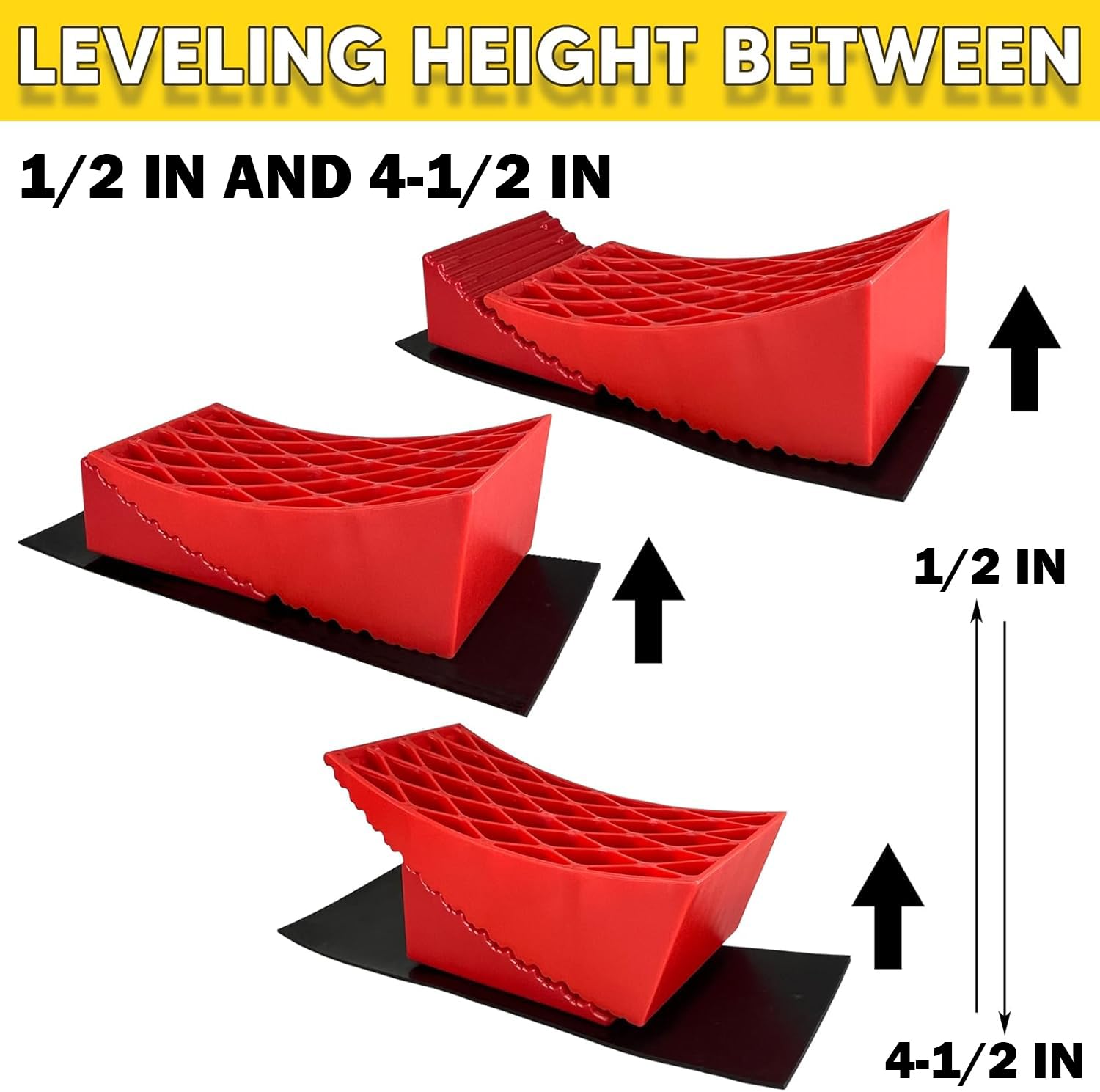 Camper Leveling Blocks KOBANOICA RV Leveling Blocks,Camper Leveler 2 ...