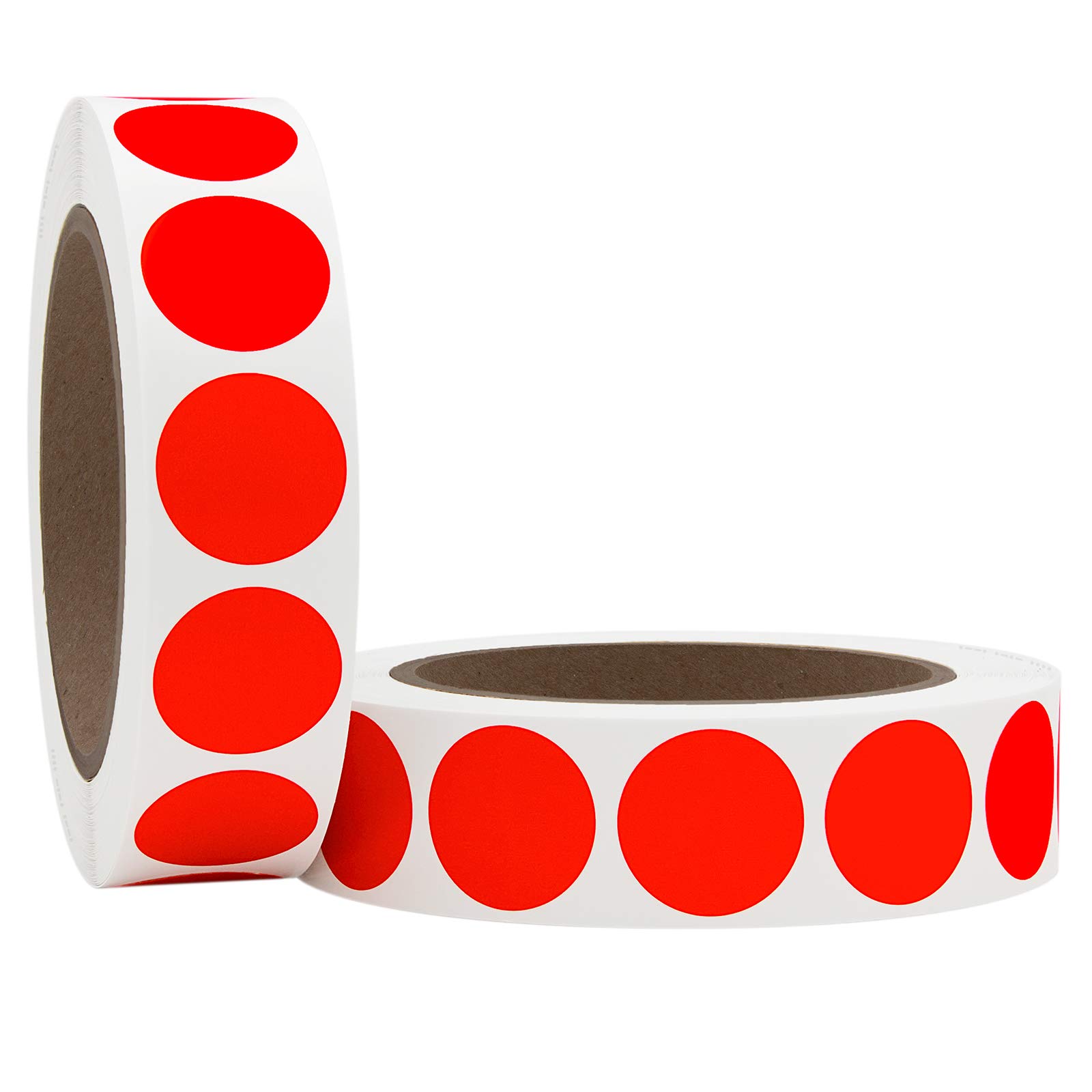 1 Bright Red Round Color Coding Circle Dot Labels On | Desertcart INDIA