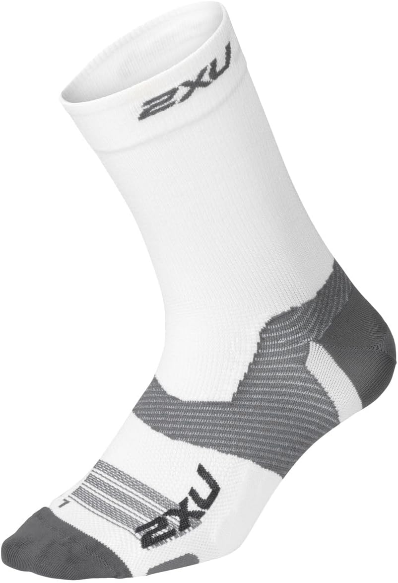 2XU Unisex Vectr Light Cushion Crew Socks - Moisture-Wicking ...