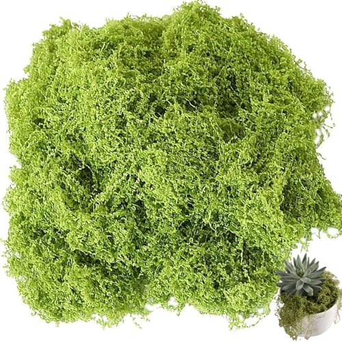 YUNXIASW Fake Moss 50g Plastic Artificial Moss Realistic Looking Faux ...