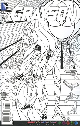 Grayson #16 Adult Coloring Book Variant: Tim Seeley: Amazon.com: Books