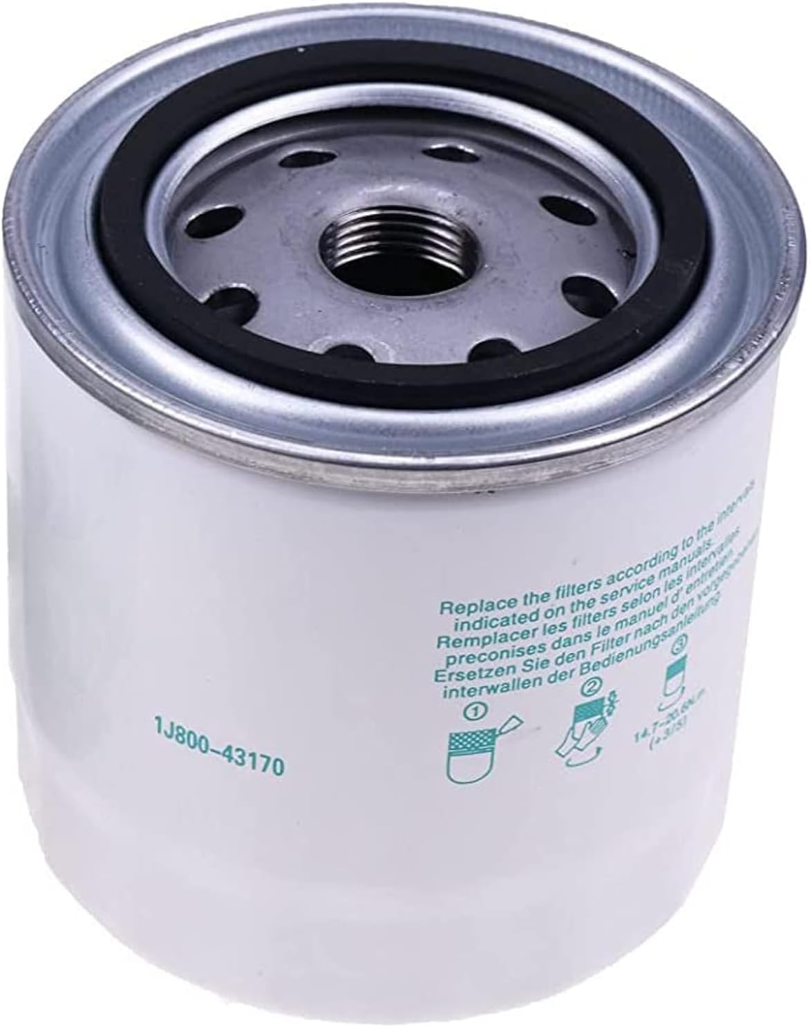 Amazon.com: (AM) 1J800-43170 (2) Pack Superb Kubota OEM Genuine Fuel ...