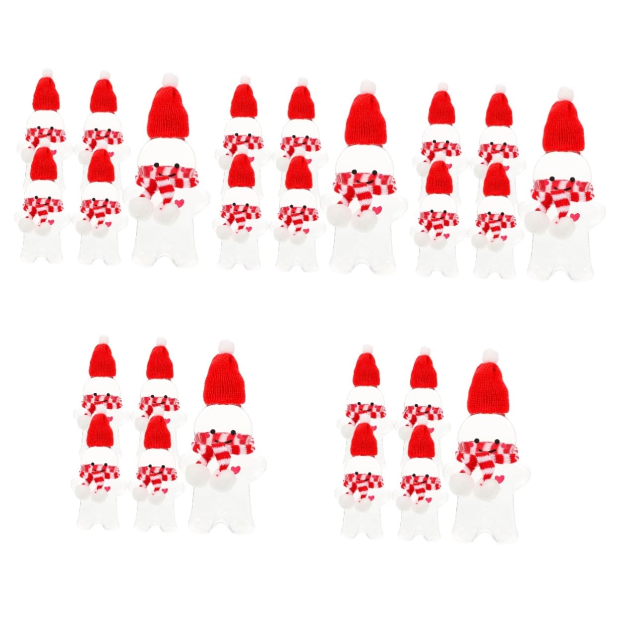 Amazon.com - ARTIBETTER 25 Sets Gingerbread Man Jar Container with Lid ...