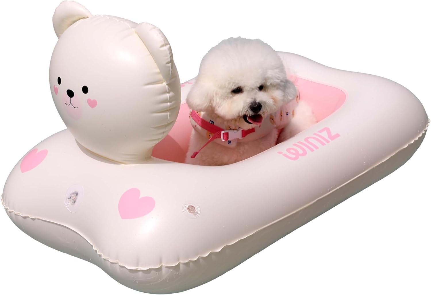 Amazon.com: WINIZ Dog Float - Pink Bear Design Inflatable Rafts for ...