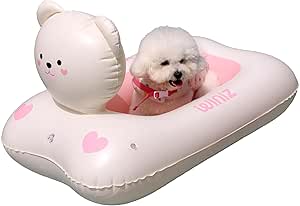 Amazon.com: WINIZ Dog Float - Pink Bear Design Inflatable Rafts for ...