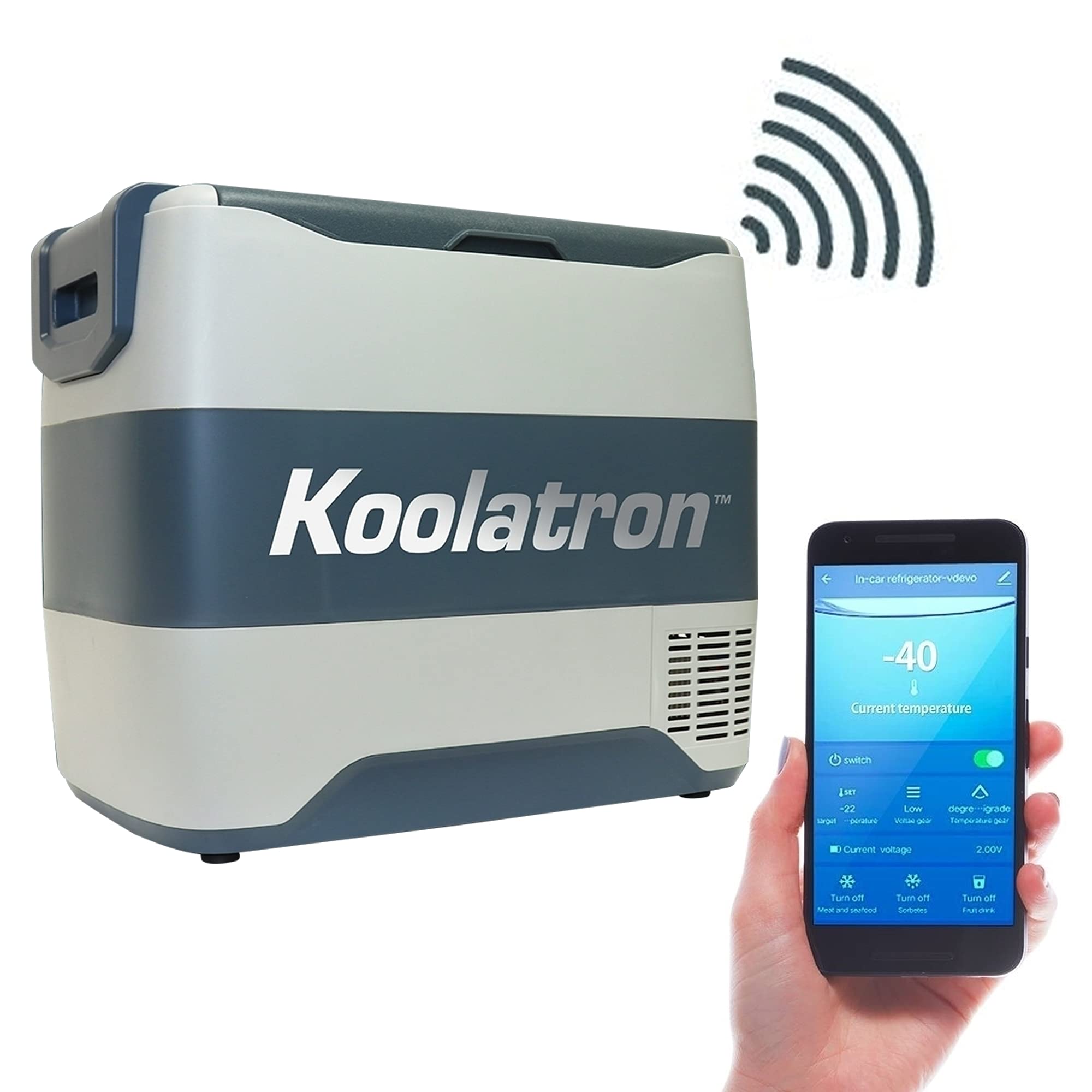 Buy Koolatron Fridge Freezer Electric Cool Box 50L Cooler Box Portable ...