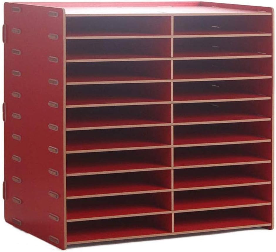 Amazon.com: File Rack Office Desk Tidy Organiser Vertical Desk Top ...