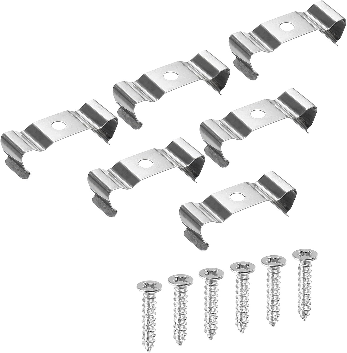 Boxonly T8 Clips Bracket Hanger Fluorescent Tube Light Fixture Holder ...