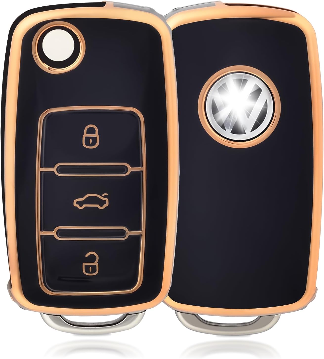 OFFCURVE Car Key Cover Car Key Case Key Fob Cover Car Key Protector 3 ...