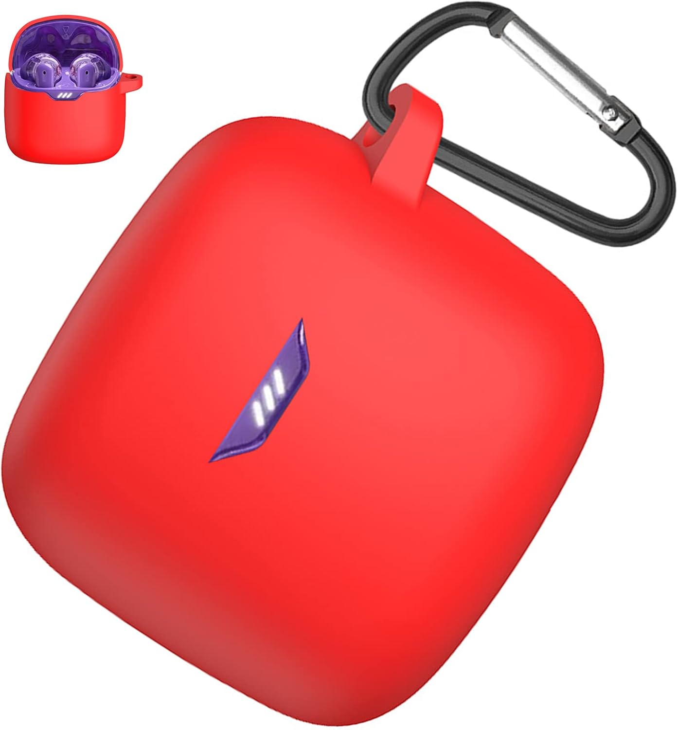 Amazon.com: Miimall Case Compatible with JBL Tune Flex Case Cover, [Anti-Lost Keychain] [Scratch ...