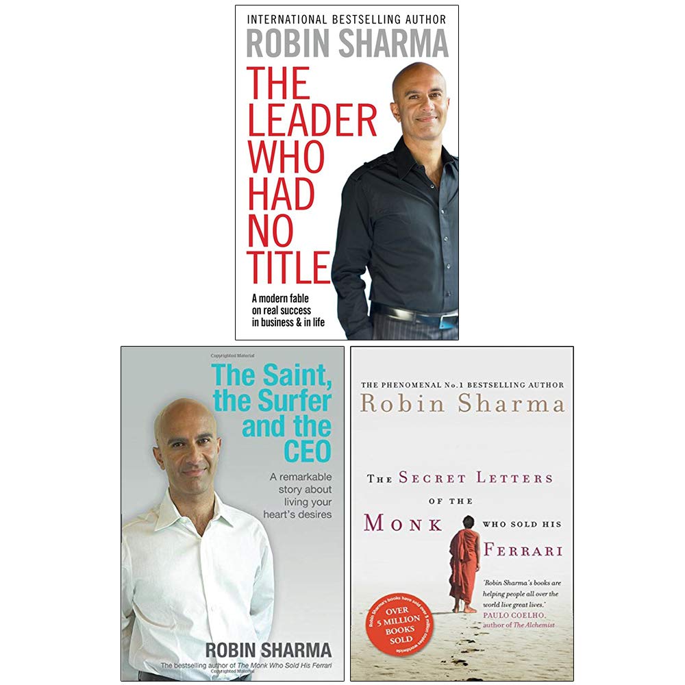Robin Sharma Collection 3 Books Set (The Leader Who Had No Title, The ...
