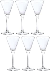 Amazon.com: ADERIA L6721 Cocktail Glass 3fl oz(90ml) G Line Set of 6 Made in Japan : Home & Kitchen