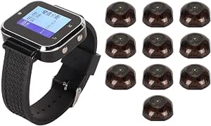 Amazon.com: Call System, Restaurant Pager System with 1 Watch Receiver ...