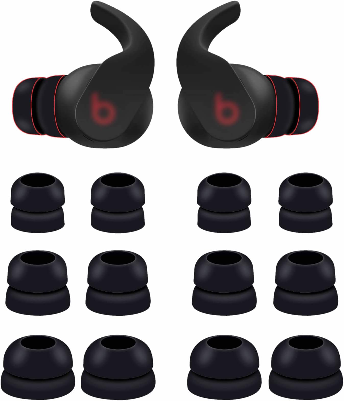 Amazon.com: 5 Pairs of Double Flange Replacement Earbud Tips fit ...